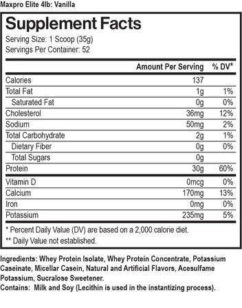 MaxPro Elite - Premium Protein Blend for Muscle Growth & Recovery | Max ...