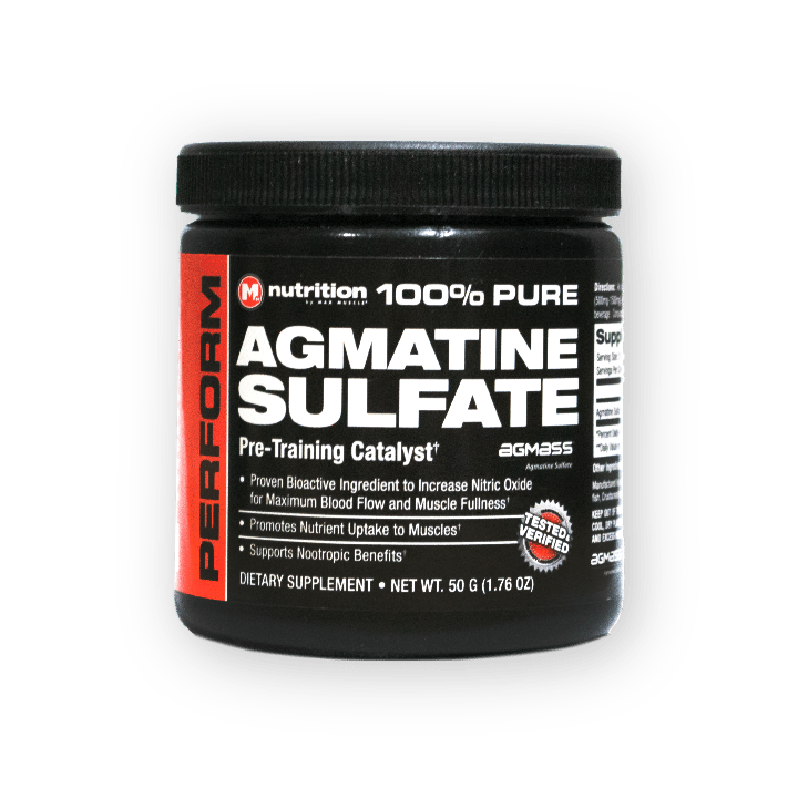 Agmatine Sulfate 50g - Nitric Oxide Booster for Performance & Endurance | Max Muscle Nutrition