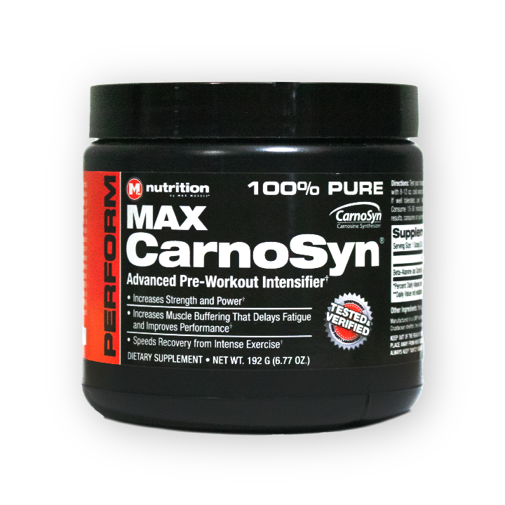 Max CarnoSyn - Beta-Alanine Supplement for Endurance & Performance ...