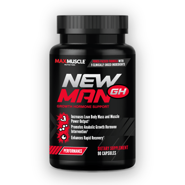 New Man GH - Growth Hormone & Testosterone Support | Max Muscle Nutrition